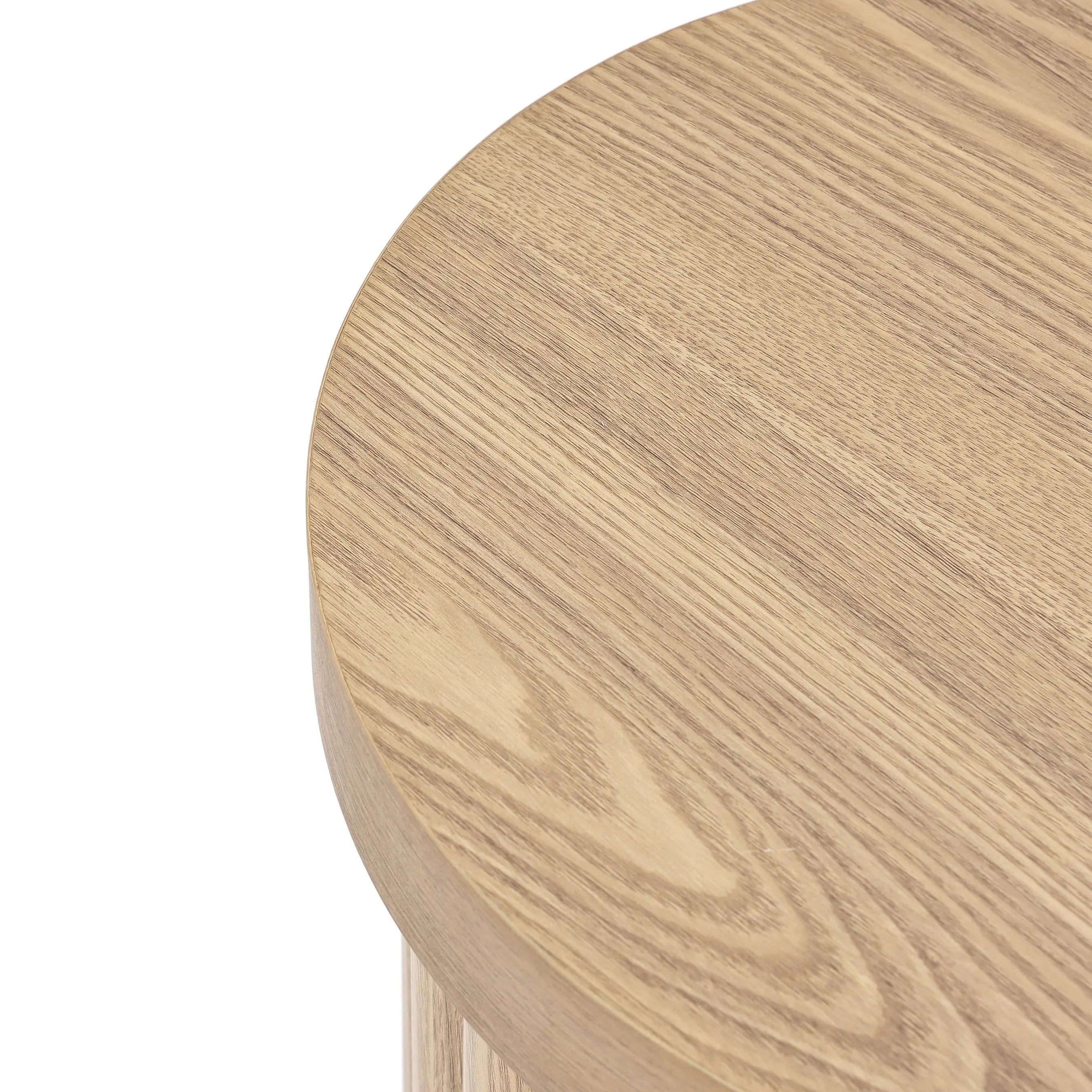 Fluted End Table – Modern Accent Table for Small Spaces – LuxenHome